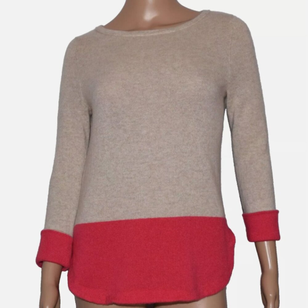 White + Warren 100% Cashmere 3/4 Sleeve Lightweight S… - Gem